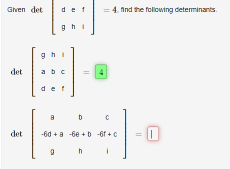 Solved ( 1 point) Given the matrix A=⎣⎡aa18−3611a⎦⎤ find all | Chegg.com