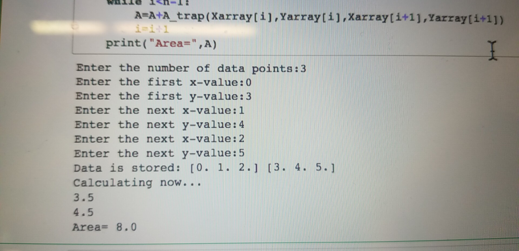 Solved In [4]: from pylab import def A_trap(x1 , yl , x2 , | Chegg.com