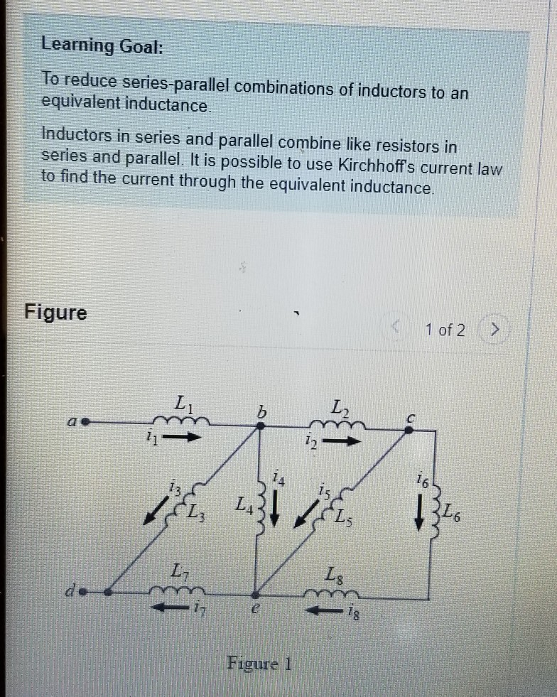 Solved Learning Goal: To reduce series-parallel combinations | Chegg.com