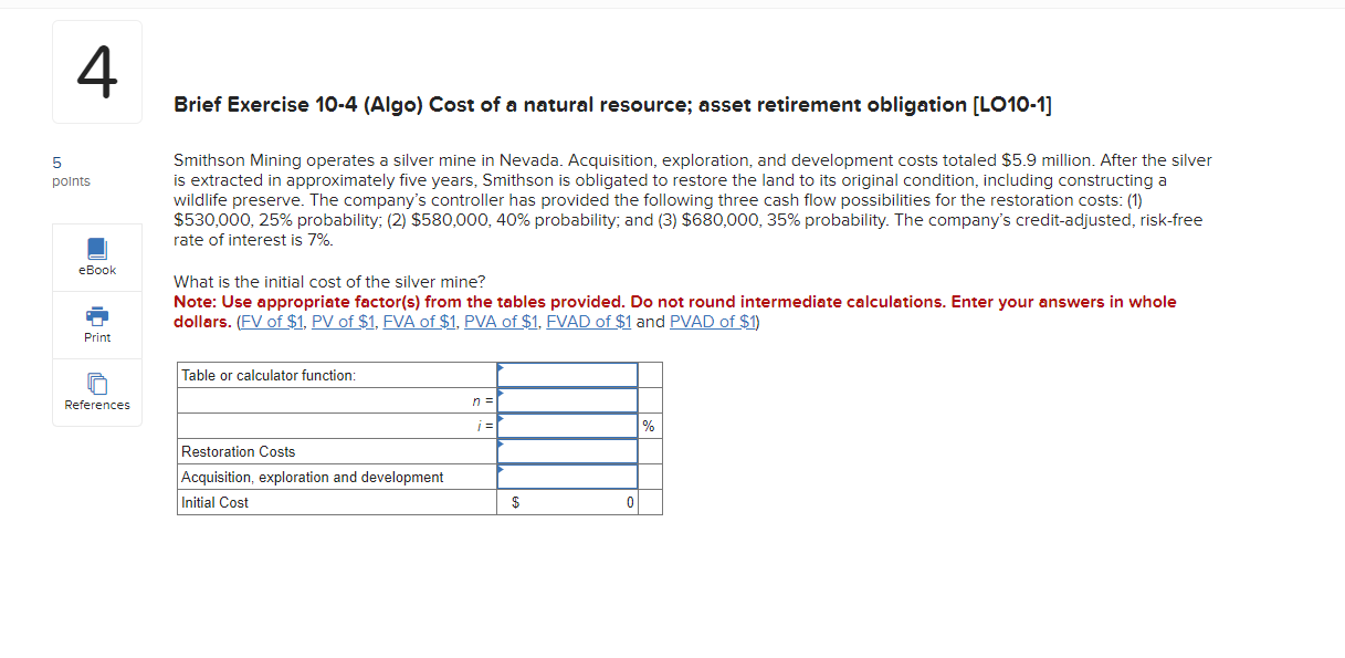 Solved Brief Exercise 10-4 (Algo) Cost of a natural | Chegg.com