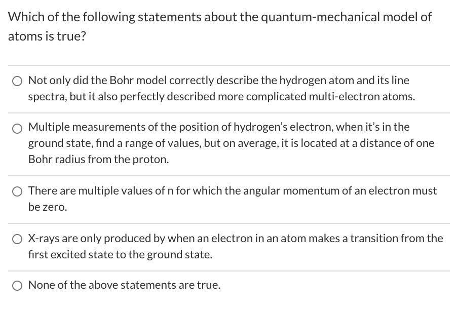 Solved Which of the following statements about the | Chegg.com