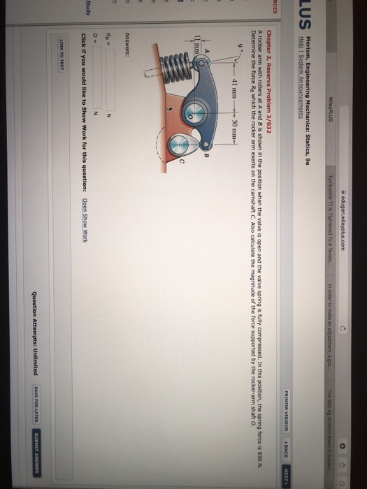 Solved To A Meriam, Engineering Mechanics: Statics, 9e Help | Chegg.com