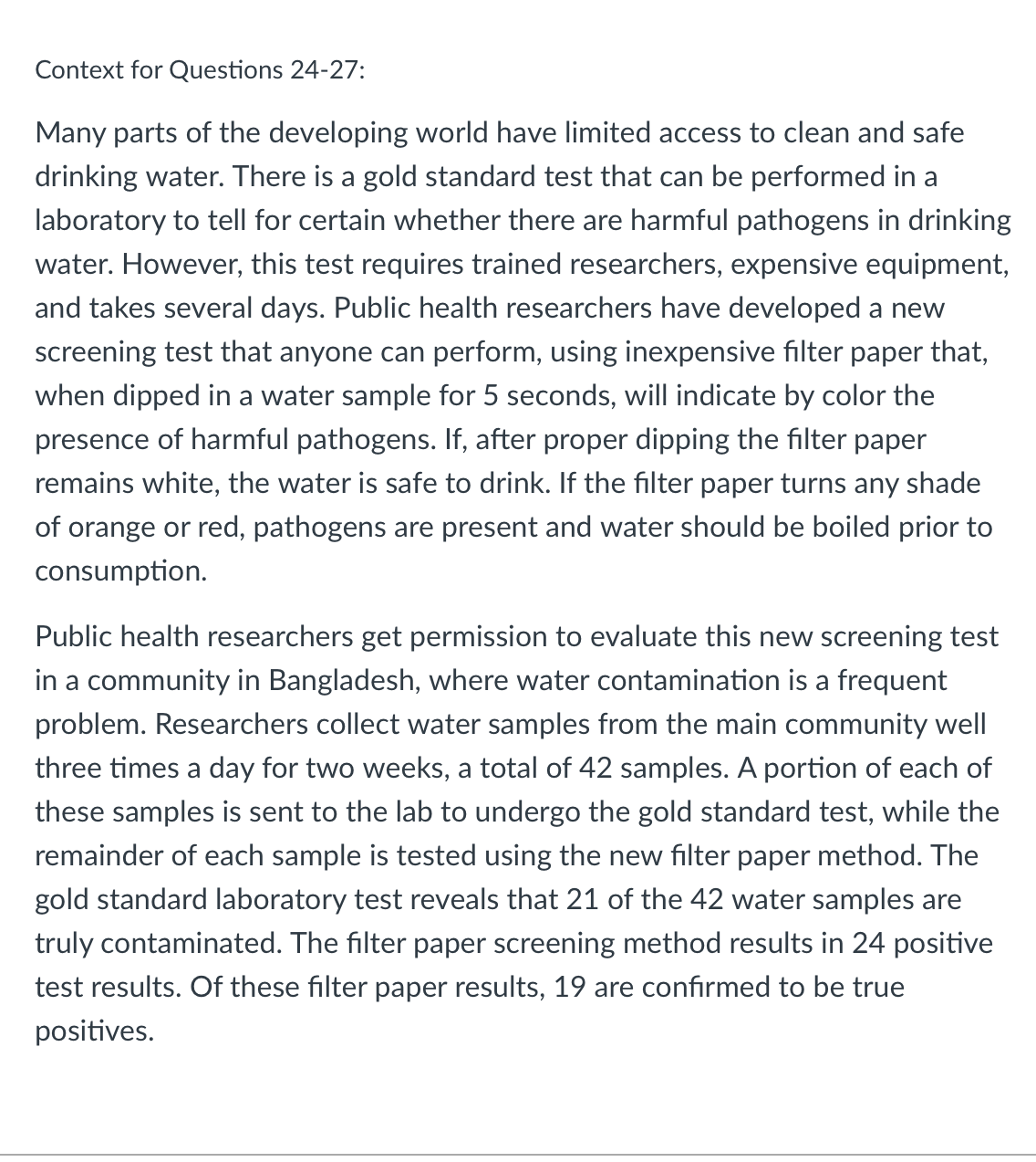 Solved Calculate the sensitivity and specificity for the new | Chegg.com