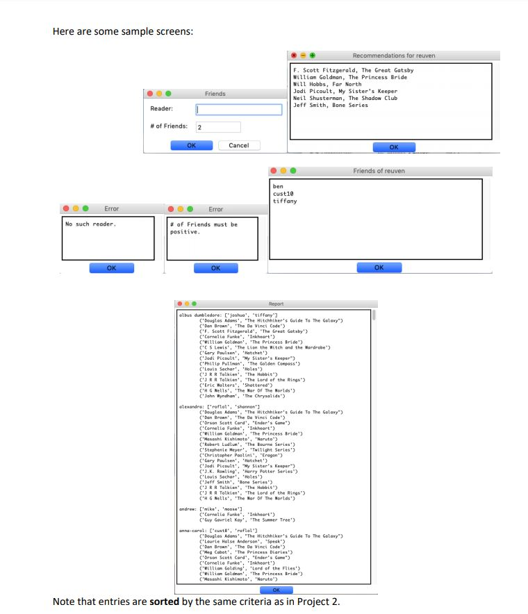 Python Project The following help script should help | Chegg.com