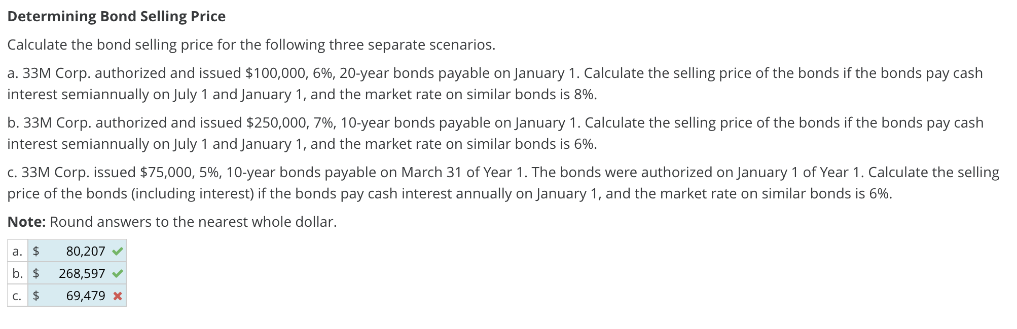 Solved Determining Bond Selling PriceCalculate the bond | Chegg.com