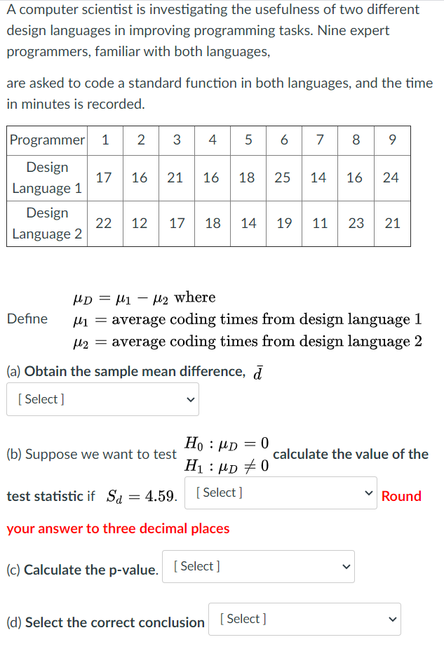 Solved A computer scientist is investigating the usefulness | Chegg.com