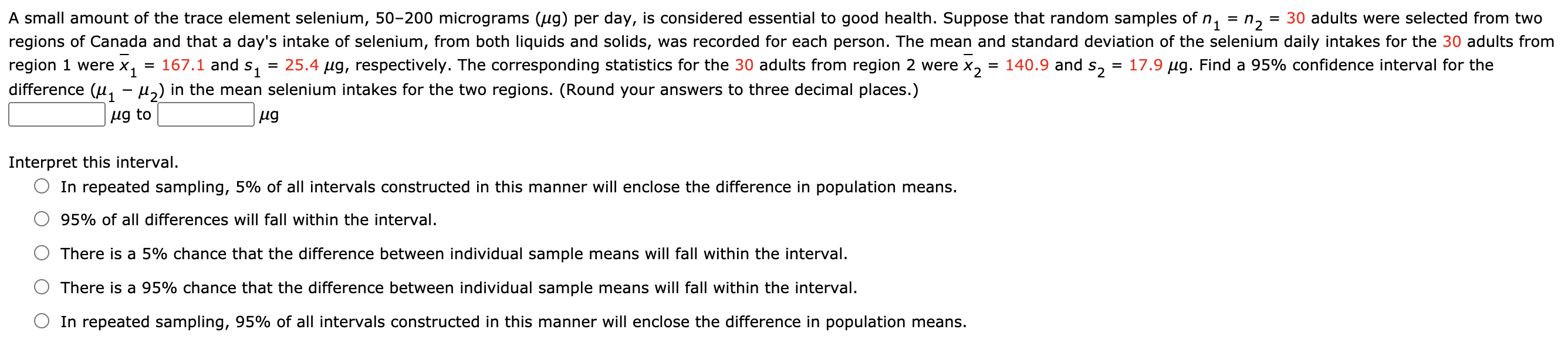 Solved A small amount of the trace element selenium, 50-200 | Chegg.com
