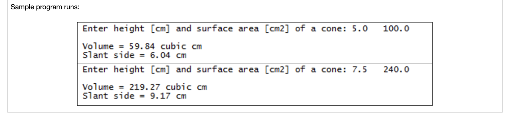 Solved Exercise # 2: Write a complete C program that prompts | Chegg.com