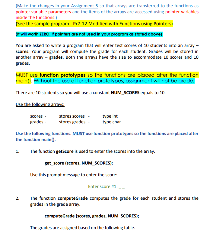Solved I need to modify my current code and use pointers | Chegg.com