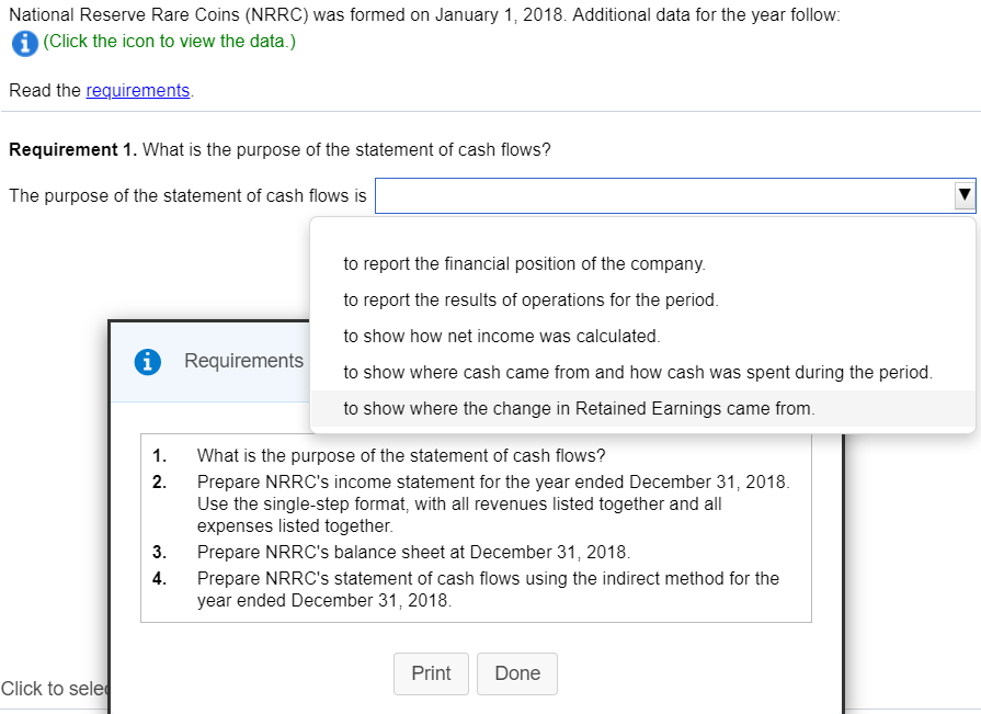 Solved National Reserve Rare Coins (NRRC) was formed on | Chegg.com