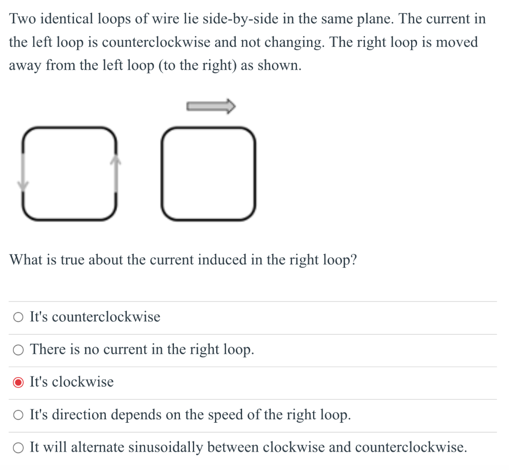 Solved Two identical loops of wire lie side-by-side in the | Chegg.com