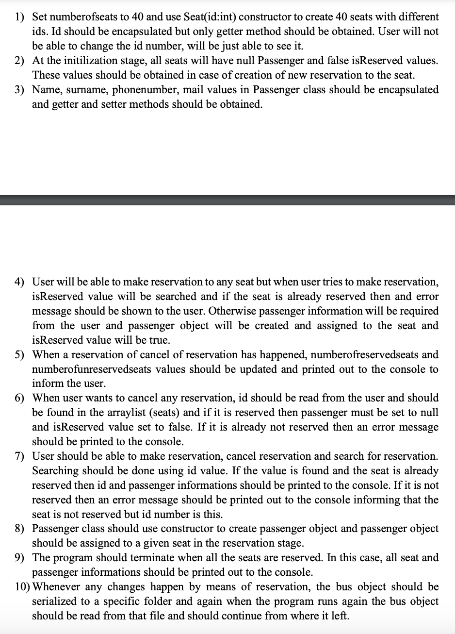 Solved Problem: Create the classes and interfaces on the UML | Chegg.com