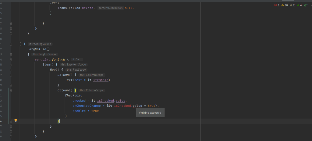 Solved i created an item list with clickable box, the goal | Chegg.com
