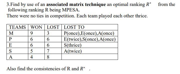 3.Find by use of an associated matrix technique an | Chegg.com