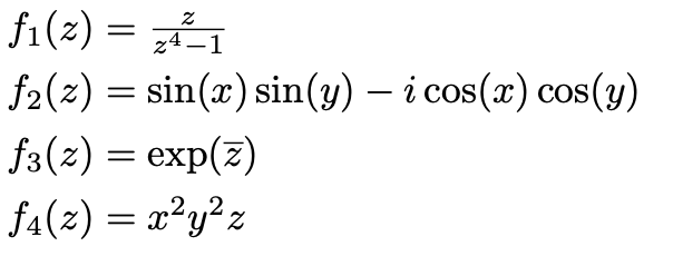 Solved Find all points z0∈C, in which the following | Chegg.com