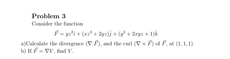 Solved Problem 3 Consider the function | Chegg.com