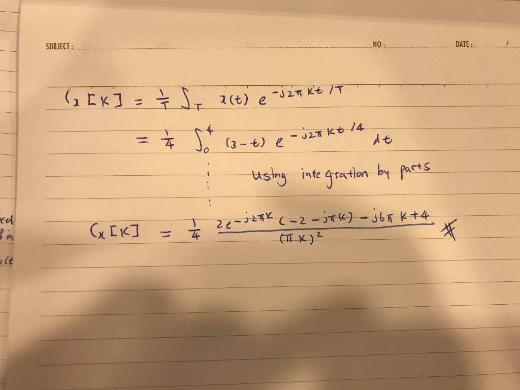 Solved Hi can you help me solve the following signal and | Chegg.com