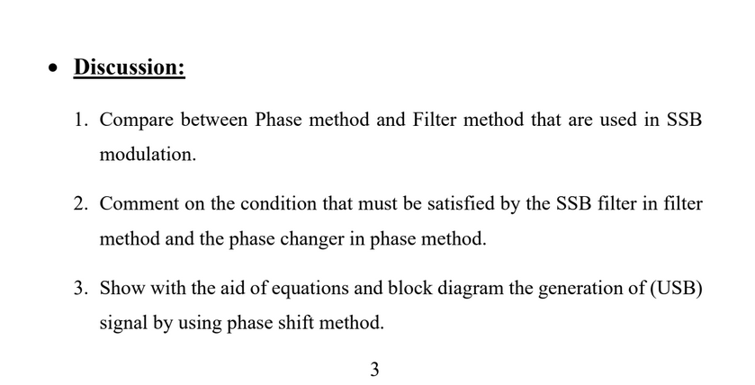 Part (A): Filter method (Using MATLAB SIMULINK) 1. | Chegg.com