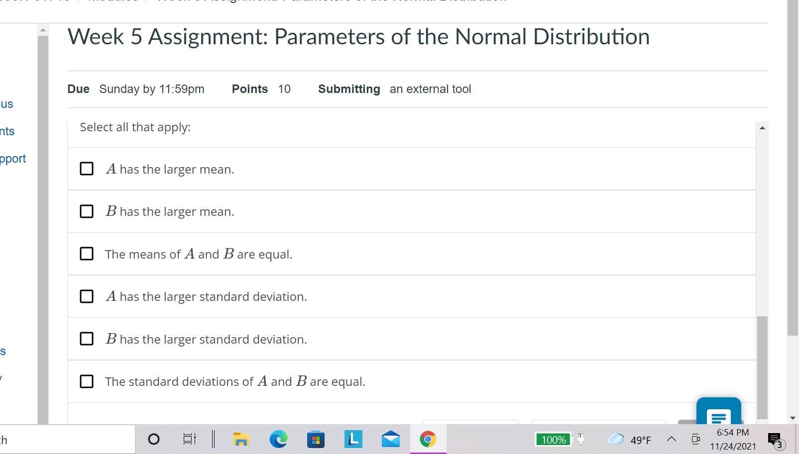 Solved Due Sunday by 11:59pm Points 10 Submitting an | Chegg.com
