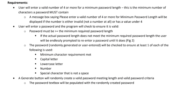 Solved Project 4-Password Checker Figure 1 Figure 2 In this | Chegg.com