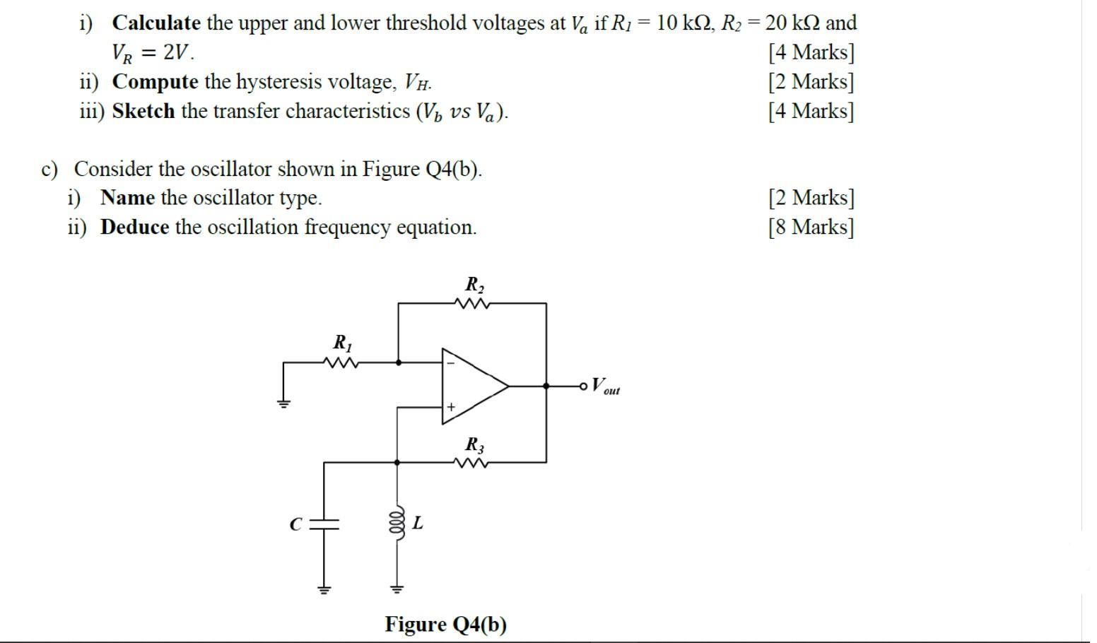 Solved a) Based on non-linear circuits: i) Draw a block | Chegg.com