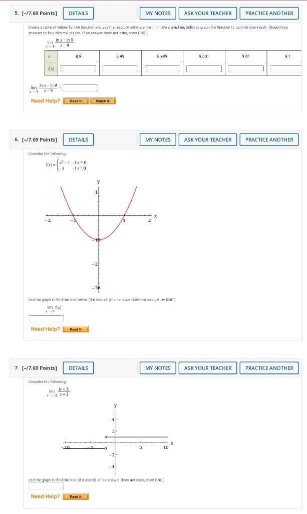Solved Create a table of ialues fol the functon and use the | Chegg.com