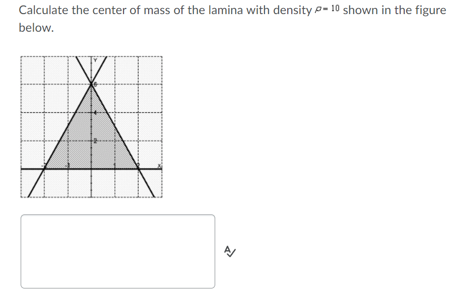 Solved Calculate the center of mass of the lamina with | Chegg.com