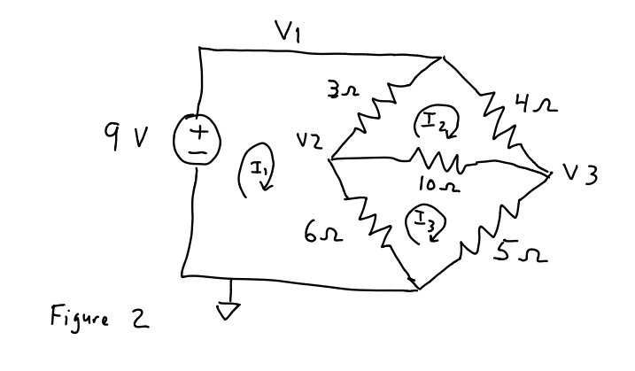 Solved Solve the circuit shown in Figure 2 using nodal | Chegg.com