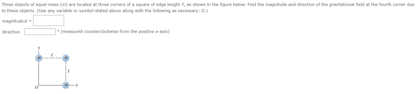 Solved to these objects. (Use any variable or symbol stated | Chegg.com