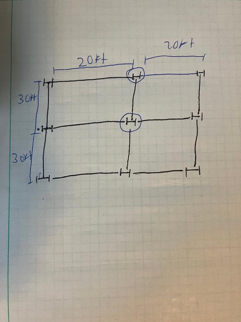 A 50 psf live load and 20 psf dead load are applied | Chegg.com