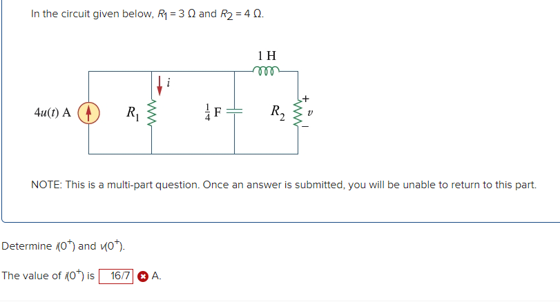 Solved In the circuit given below, R1=3Ω and R2=4Ω. NOTE: | Chegg.com