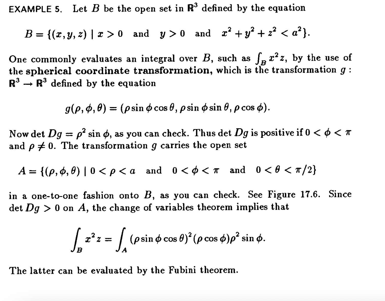 Solved Munkres Manifolds - Change of Variables - Spherical | Chegg.com
