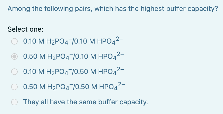 Solved Among the following pairs, which has the highest | Chegg.com