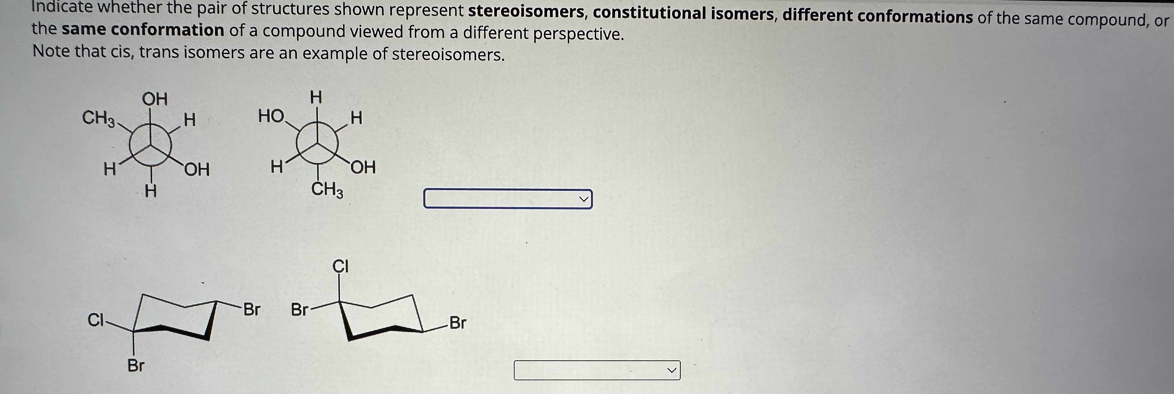 Solved Indicate whether the pair of structures shown | Chegg.com