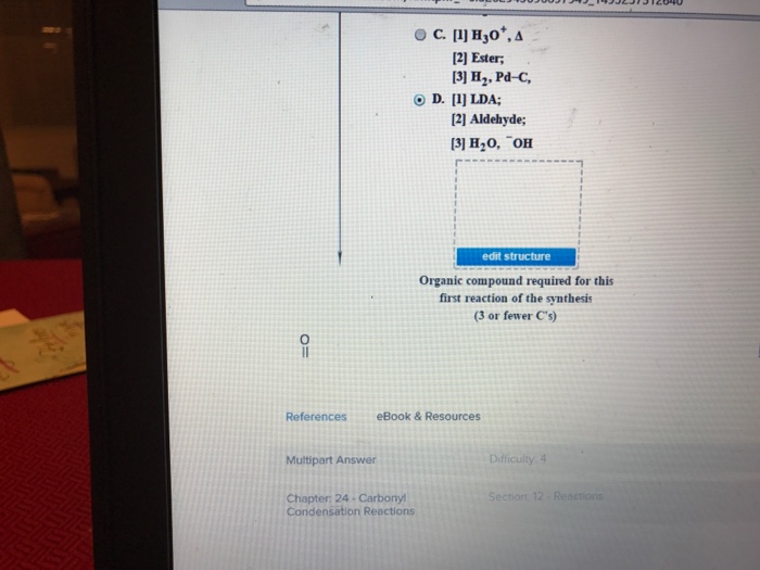 Solved Select the single best set of reagents for each of | Chegg.com