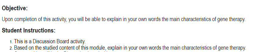 Solved Objective: Upon completion of this activity, you will | Chegg.com