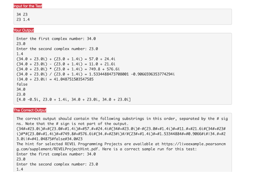 Solved A complex number is a number in the form a + bi, | Chegg.com