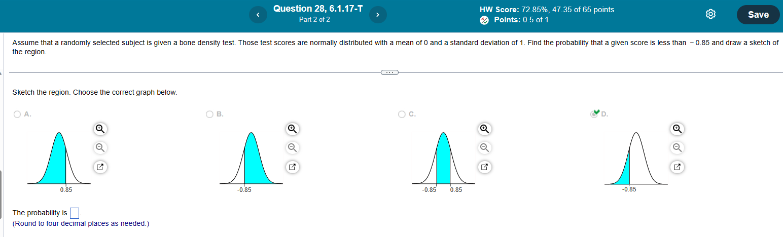 Solved the region. Sketch the region. Choose the correct | Chegg.com