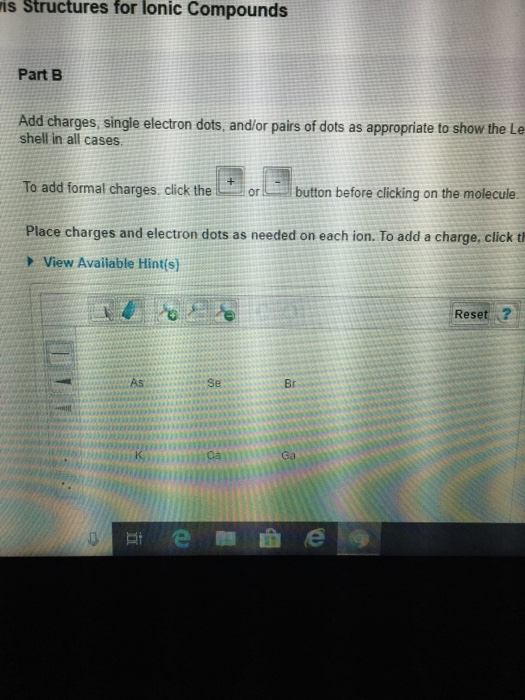 is Structures for lonic Compounds Part B Add charges, | Chegg.com is Structures for lonic Compounds Part B Add charges, | Chegg.com