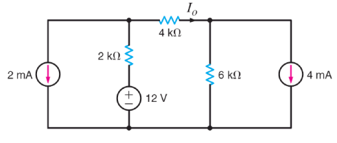 Solved Find Io using loop analysis. | Chegg.com