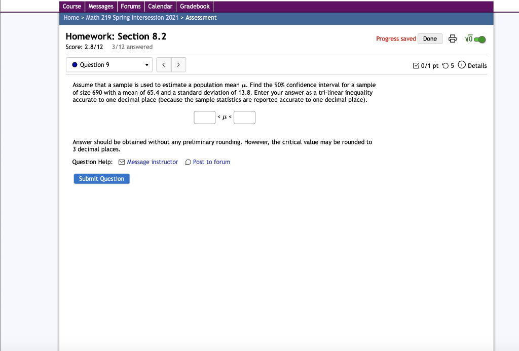 Solved Course Messages Forums Calendar Gradebook | Home > | Chegg.com
