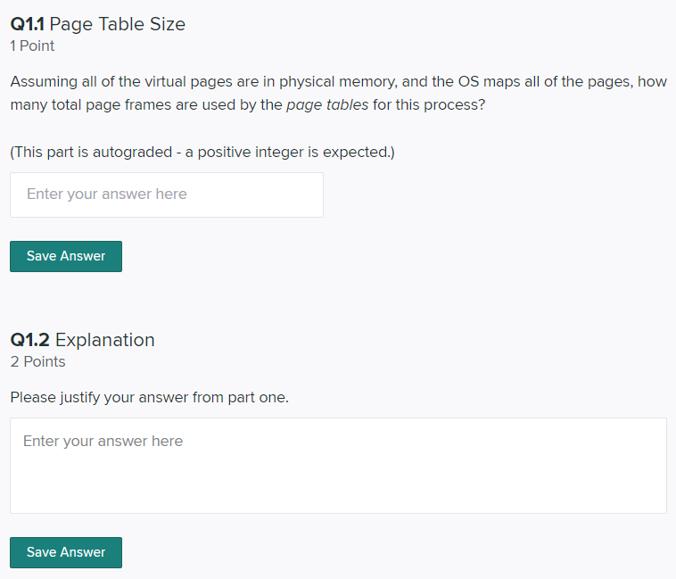 Solved Q1 Address Translation 3 Points As we explained in | Chegg.com