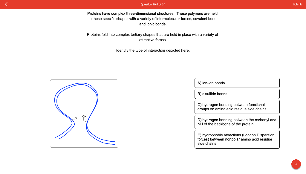 Solved Proteins have complex three-dimensional structures. | Chegg.com