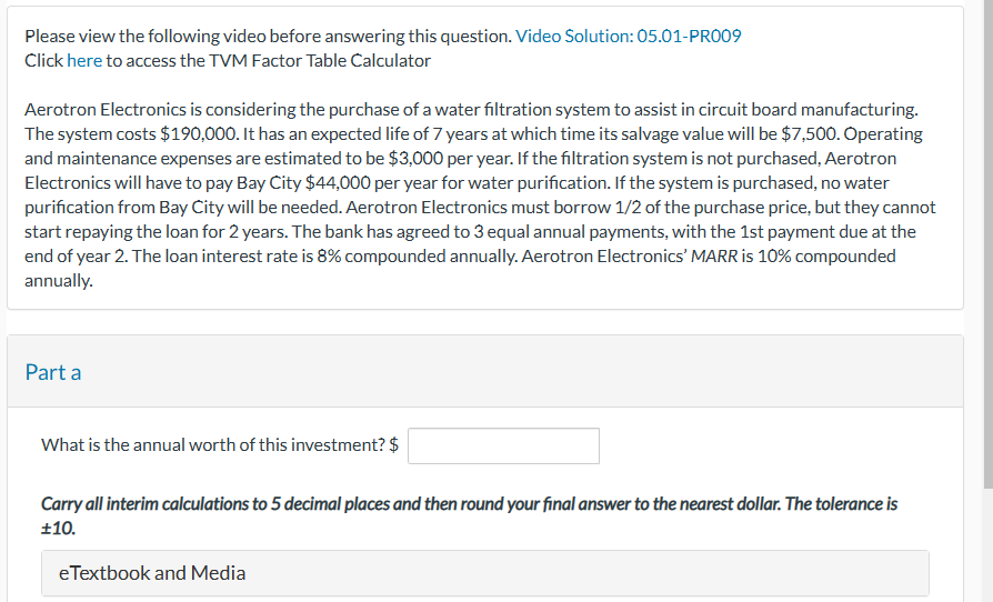 Solved Please view the following video before answering this | Chegg.com
