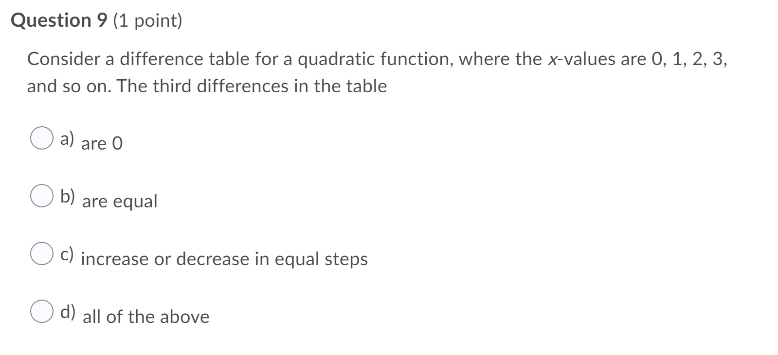 solved-ion-9-1-point-consider-a-difference-table-for-chegg