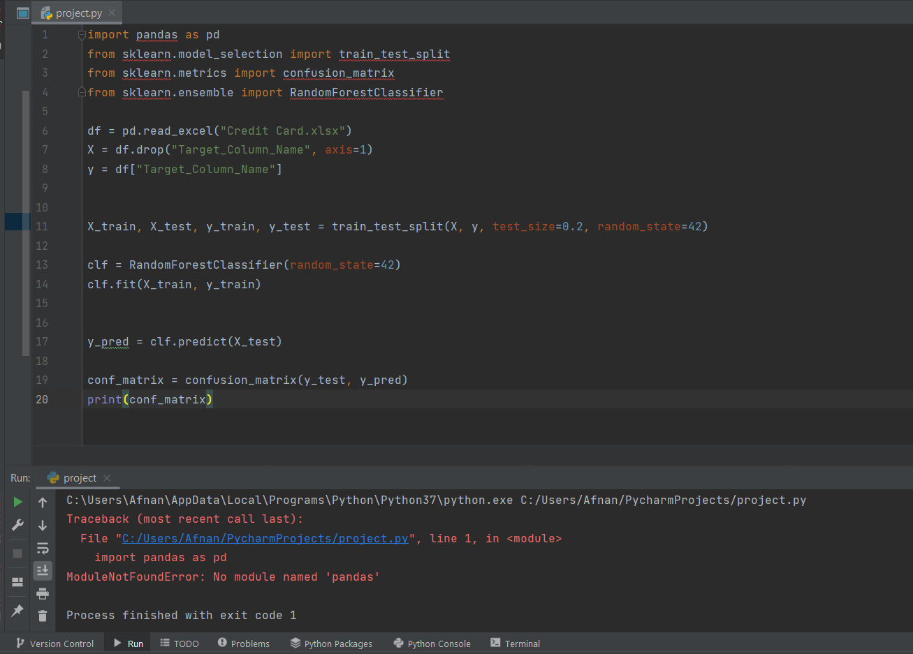Solved where is the problem (i build confusion matrix for my | Chegg.com