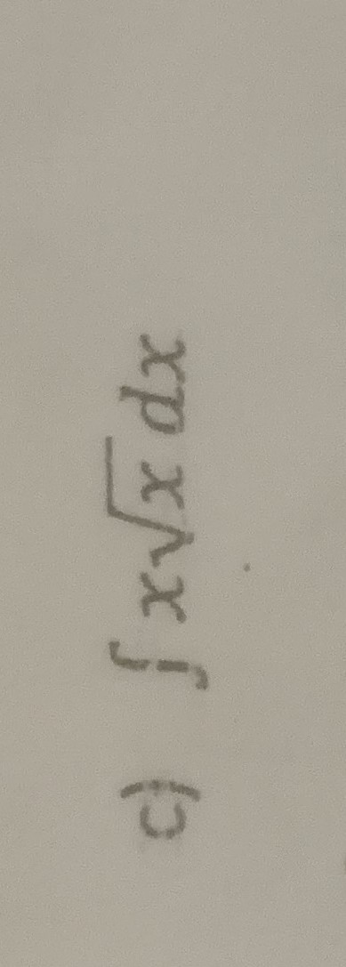 Solved c) ∫xxdx | Chegg.com