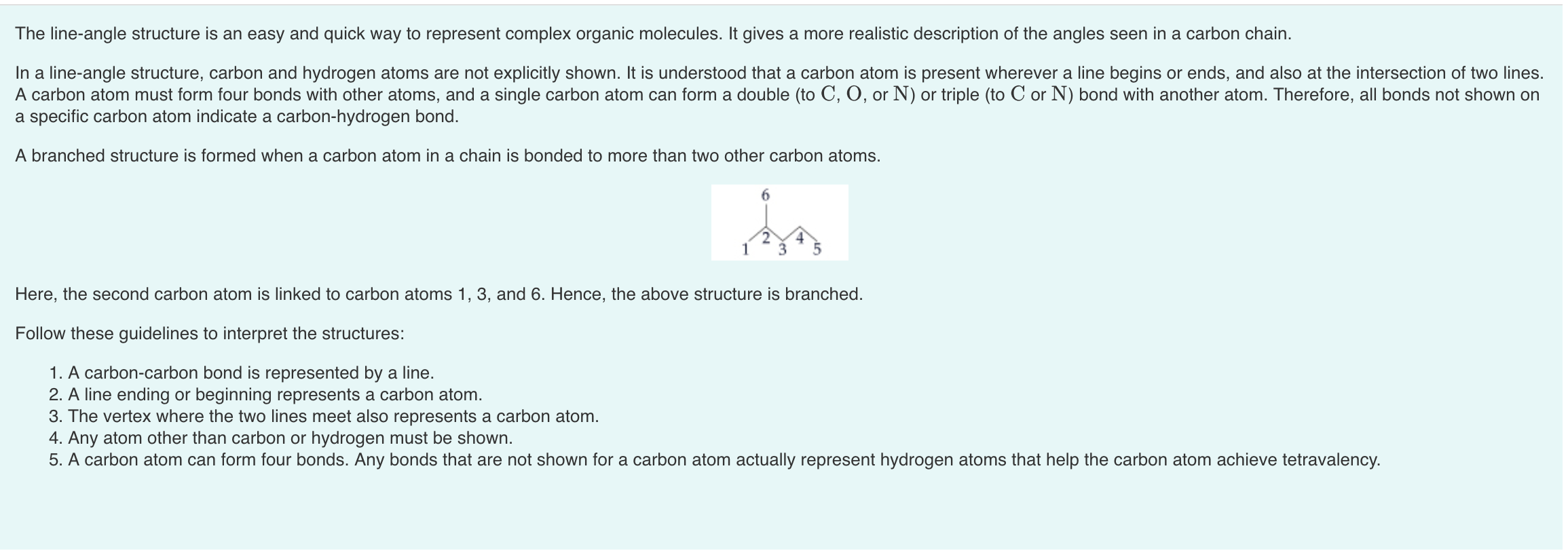 Solved The line-angle structure is an easy and quick way to | Chegg.com