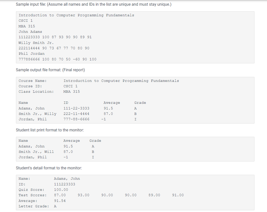 Solved Write A C Program To Prompt User For A File Name 2431
