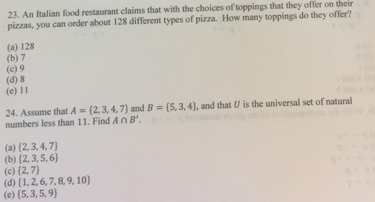 Solved 23. An Italian food restaurant claims that with the | Chegg.com